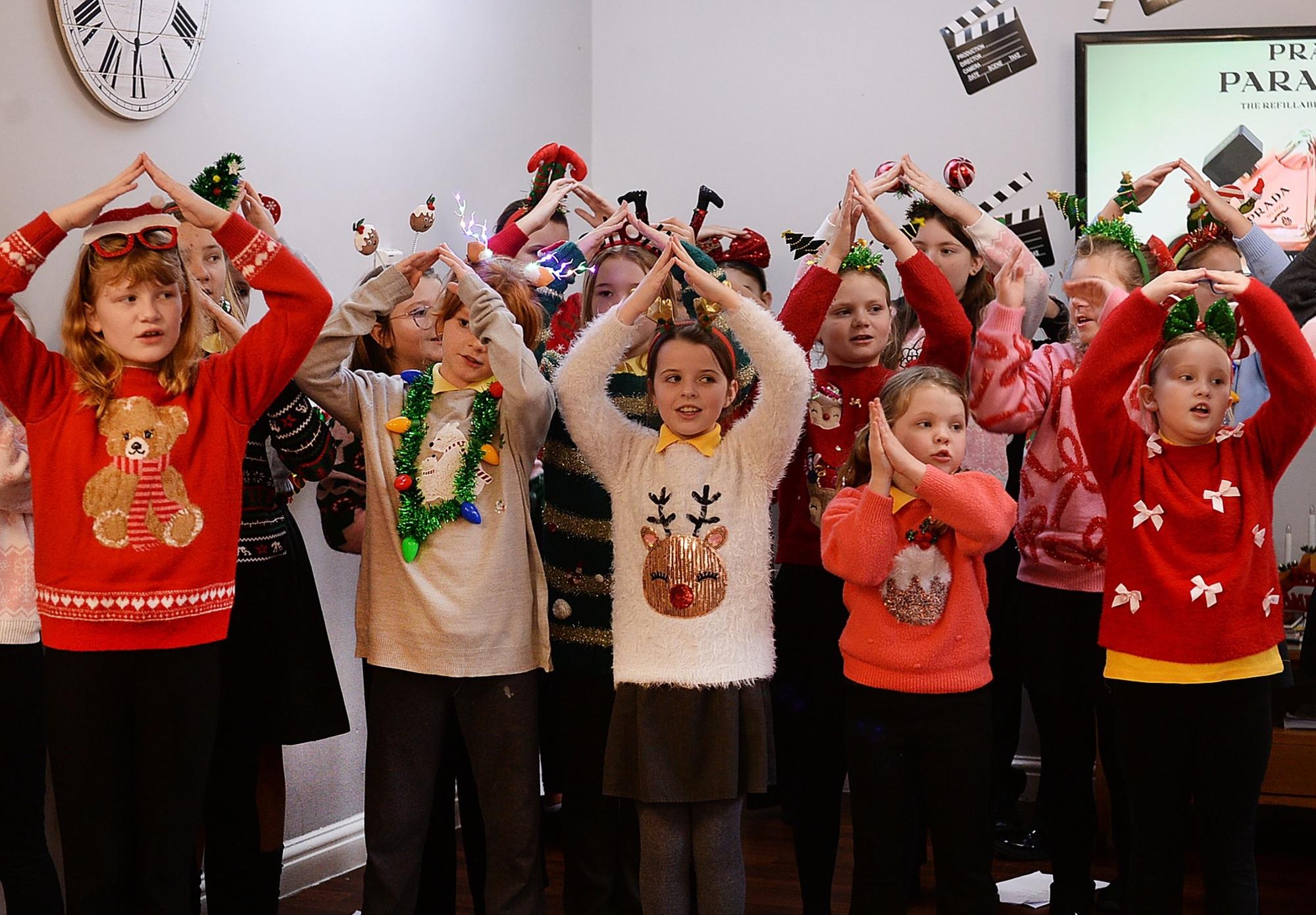 Pupils deliver double the Christmas cheer