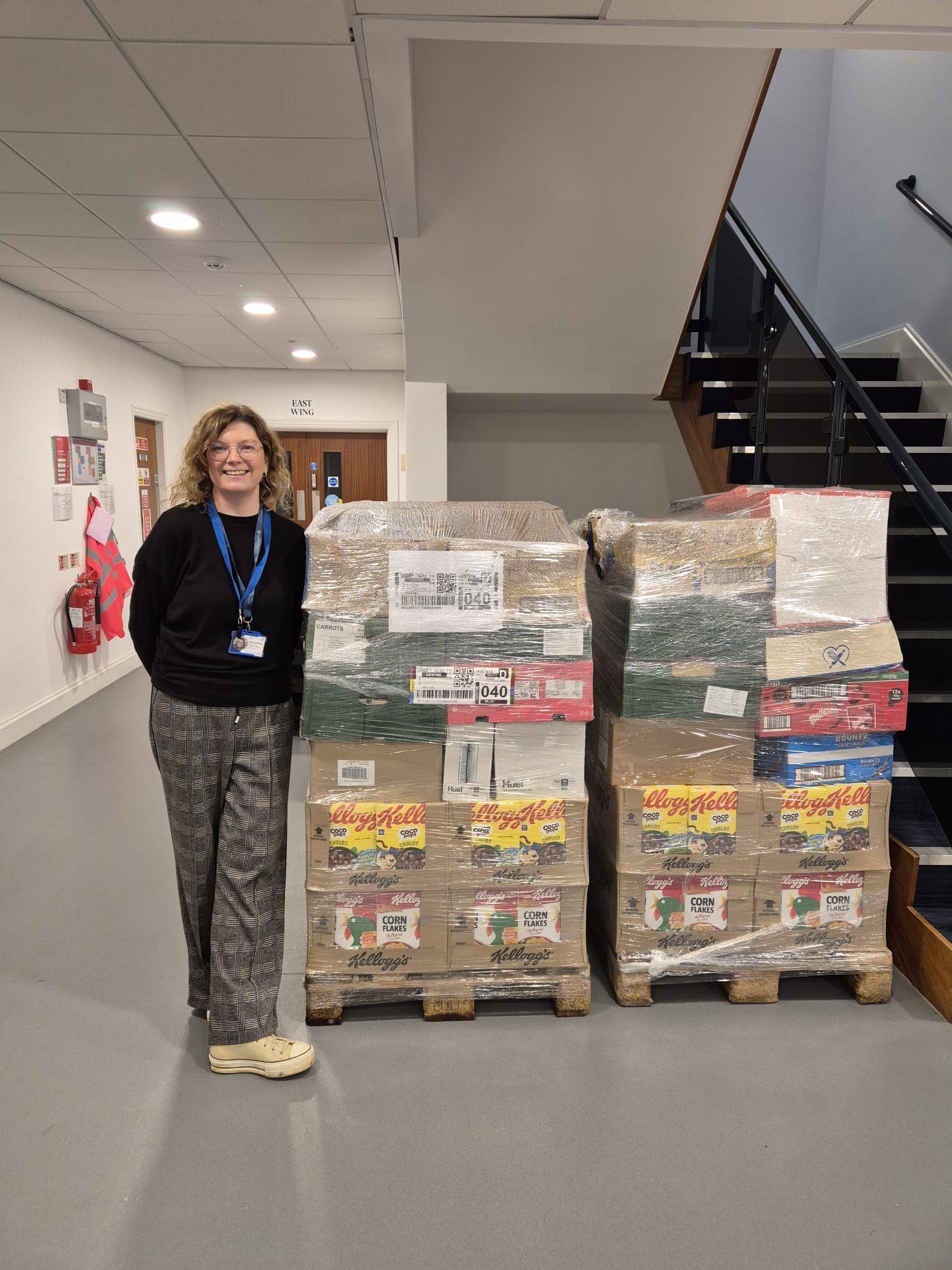 Pallets of Hope campaign delivers £40,000 worth of food and gifts to ...