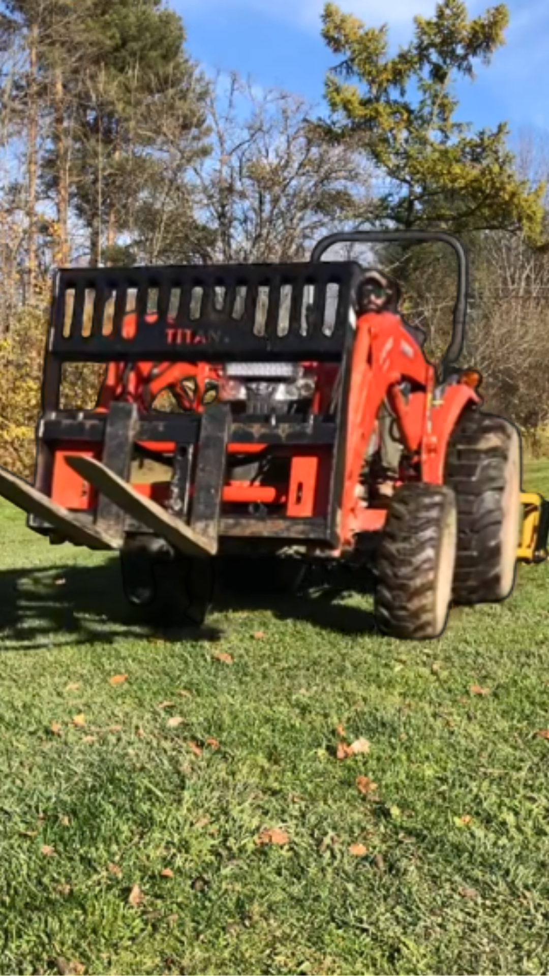 Testing the Everything Attachments lawn aerator