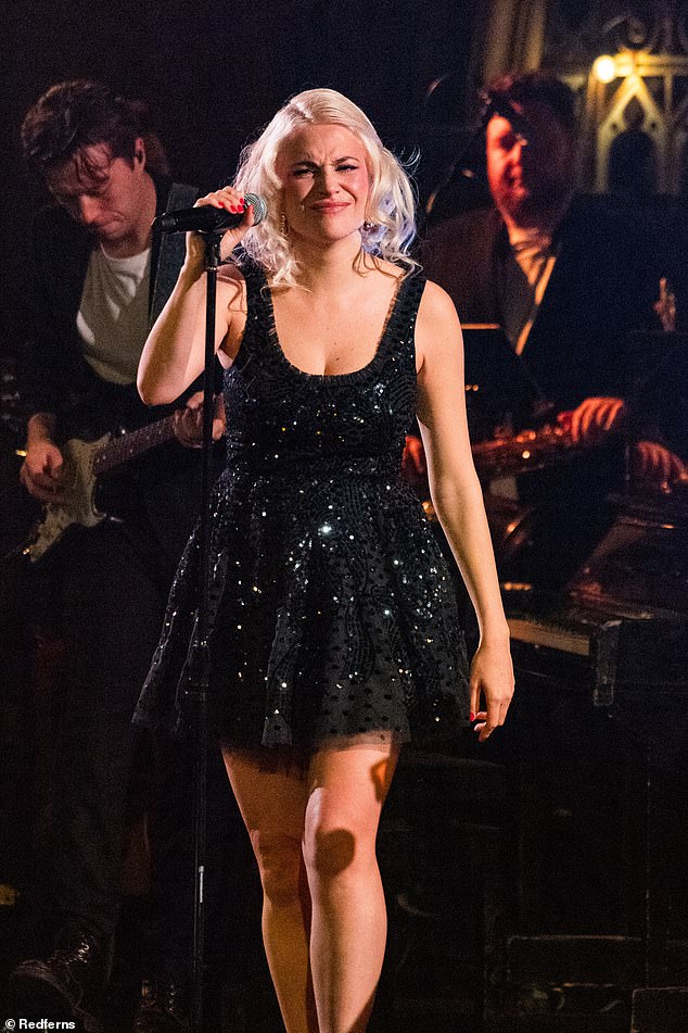 Pixie Lott performs a very energetic dance routine just two months ...