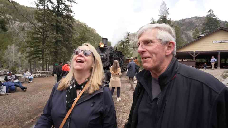 7. Riding America's MOST SCENIC Steam Train to Alaska!