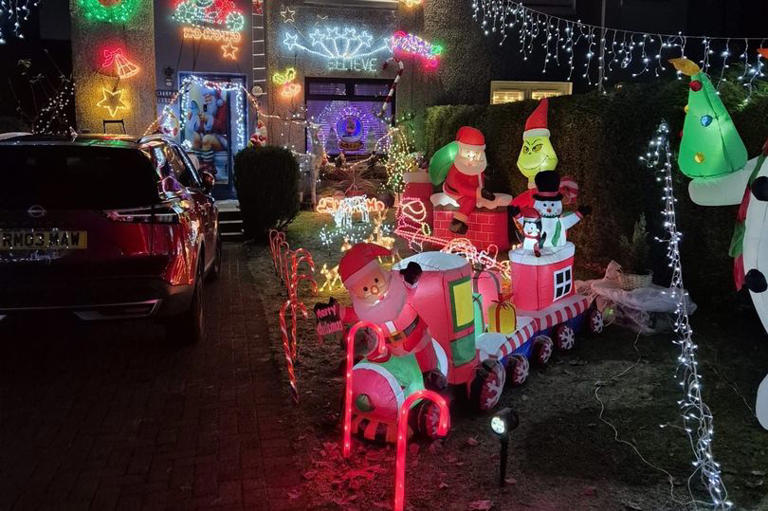 Ruth's Christmas home helps raise cash for charity