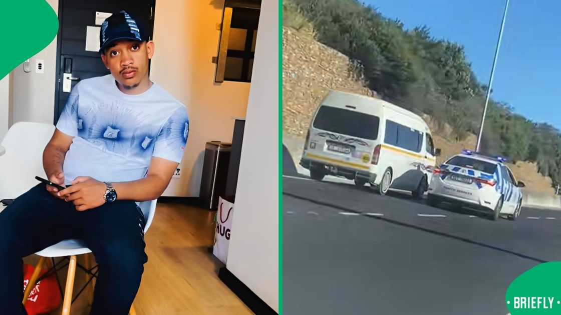 The audacity: Taxi driver surrenders after dramatic attempt to evade ...