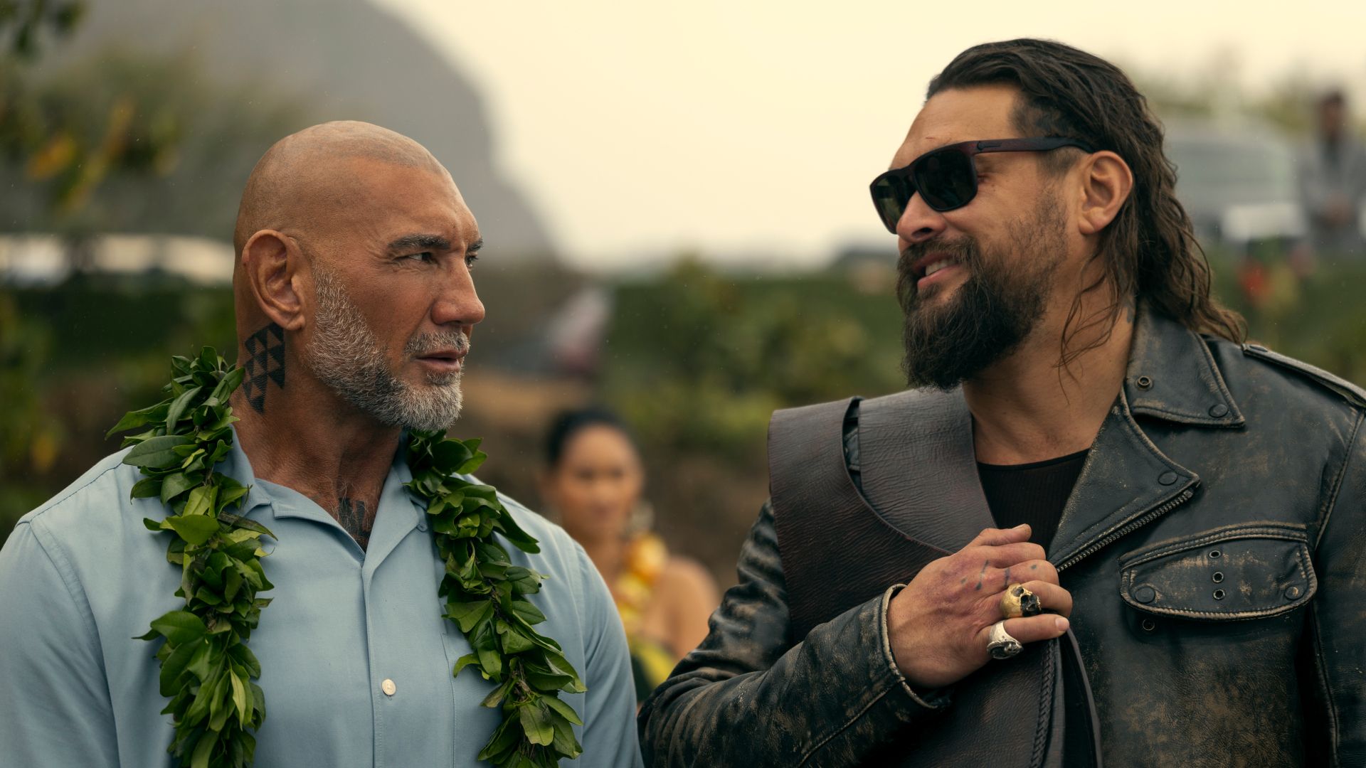 Jason Momoa & Dave Bautista in Prime Video's Wrecking Crew: First look ...