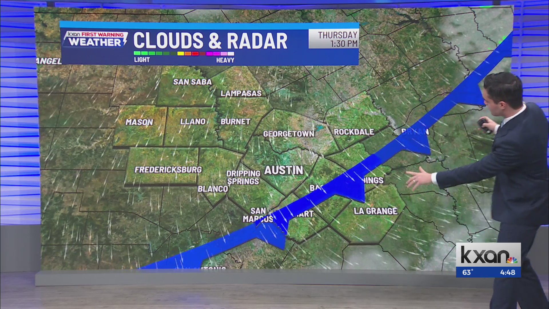 Quick warm up, front arrives mid-day, toasty weekend in Texas | KXAN ...