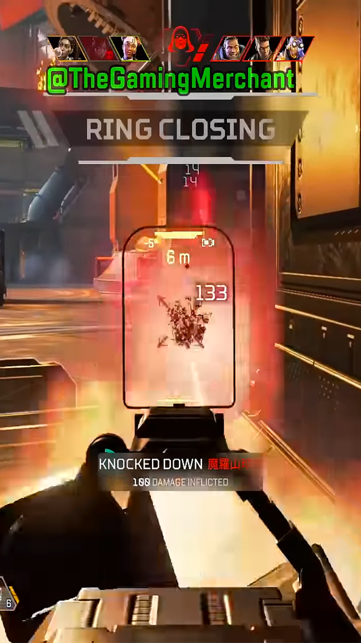 Outplaying a rapid fire aimbot cheater in an Apex Legends match