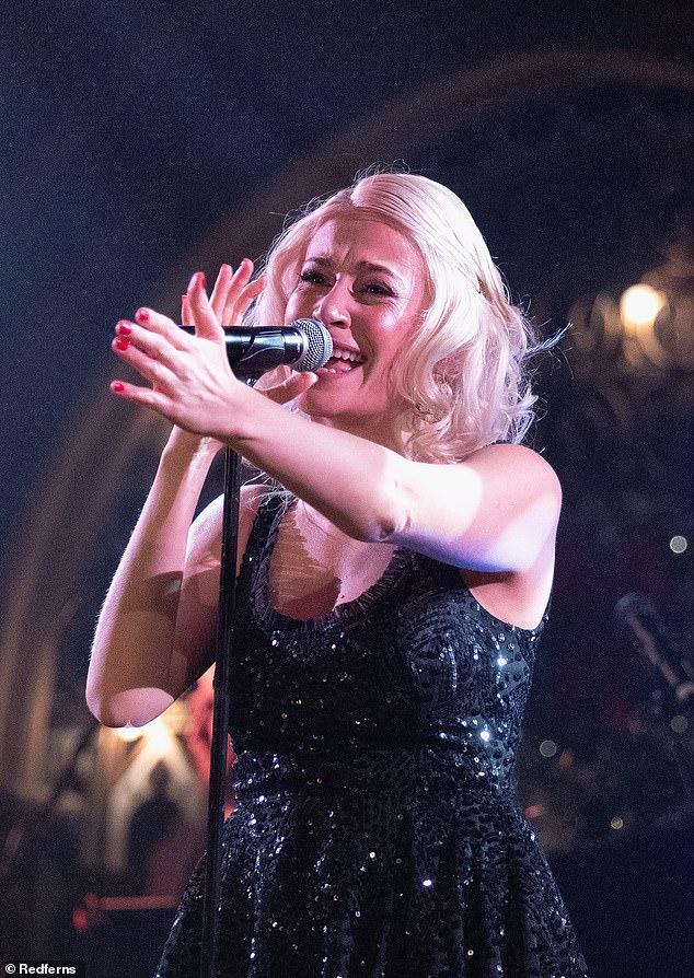 Pixie Lott performs a very energetic dance routine just two months ...
