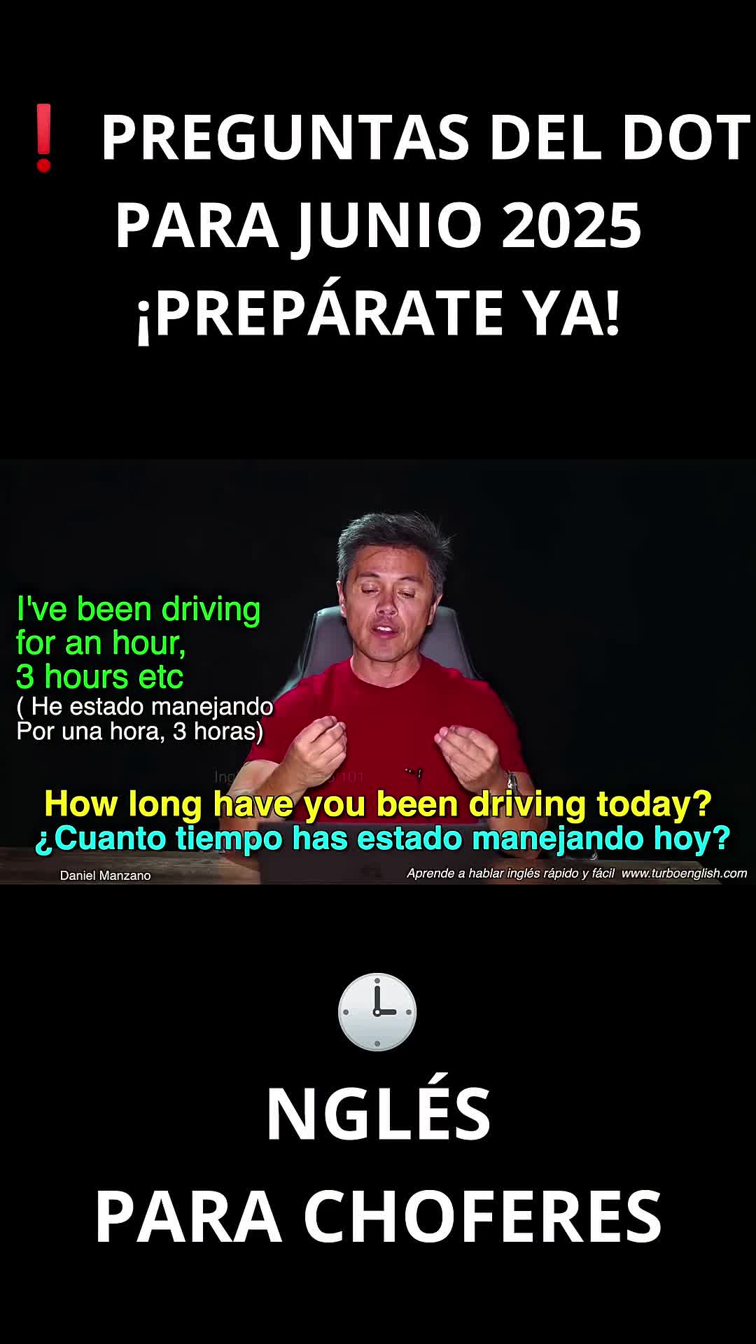 ¿Eres conductor? Prepárate con estas preguntas DOT para 2025 #ingles # ...