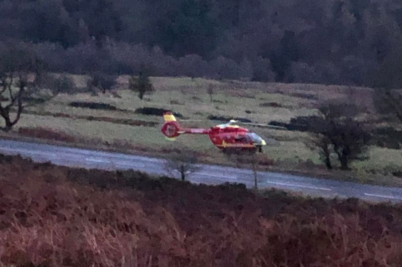A53 crash victim flown to Royal Stoke with 'life-threatening' injuries