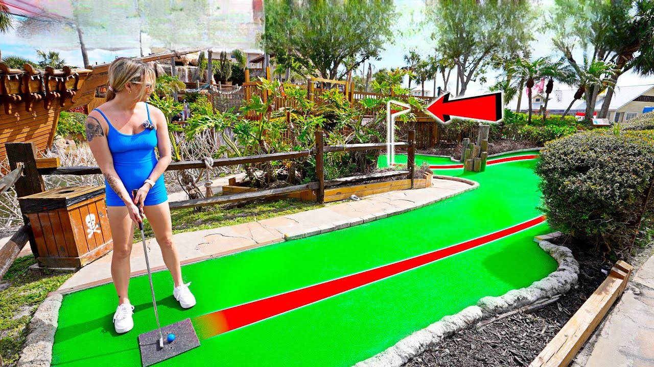 The Smuggler's Cove Indian Shores mini golf match!