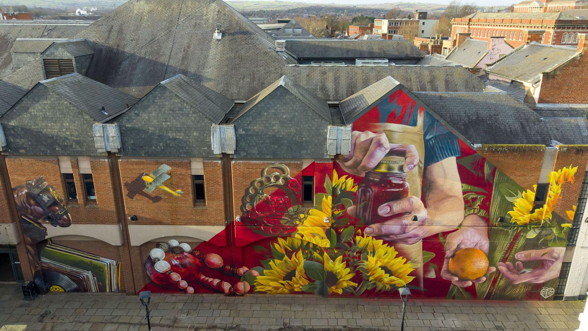 In pictures: World-renowned street artist unveils new mural in ...