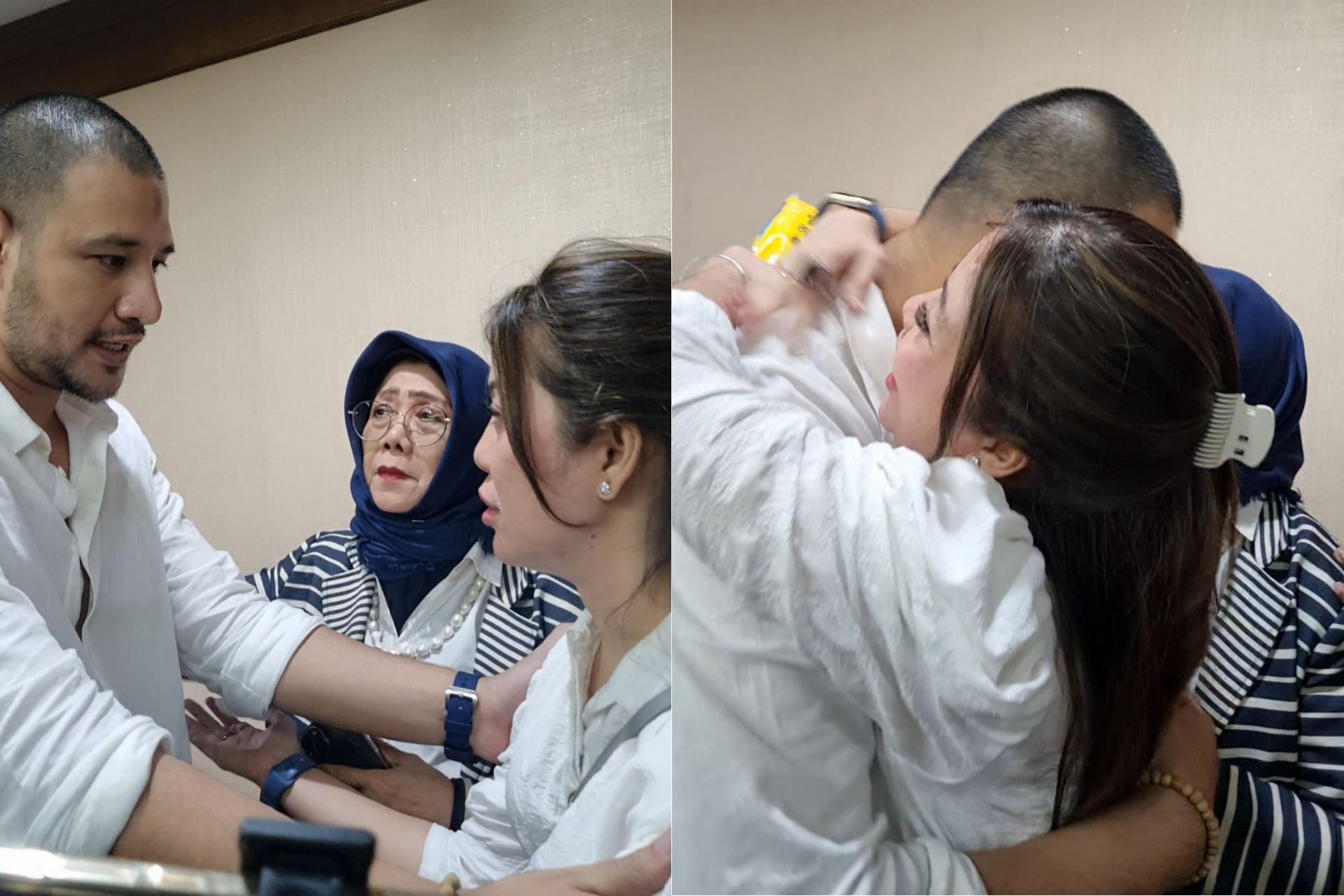 Peluk dan genggam erat tangan dokter Kamelia, Ammar Zoni: Bilang ...