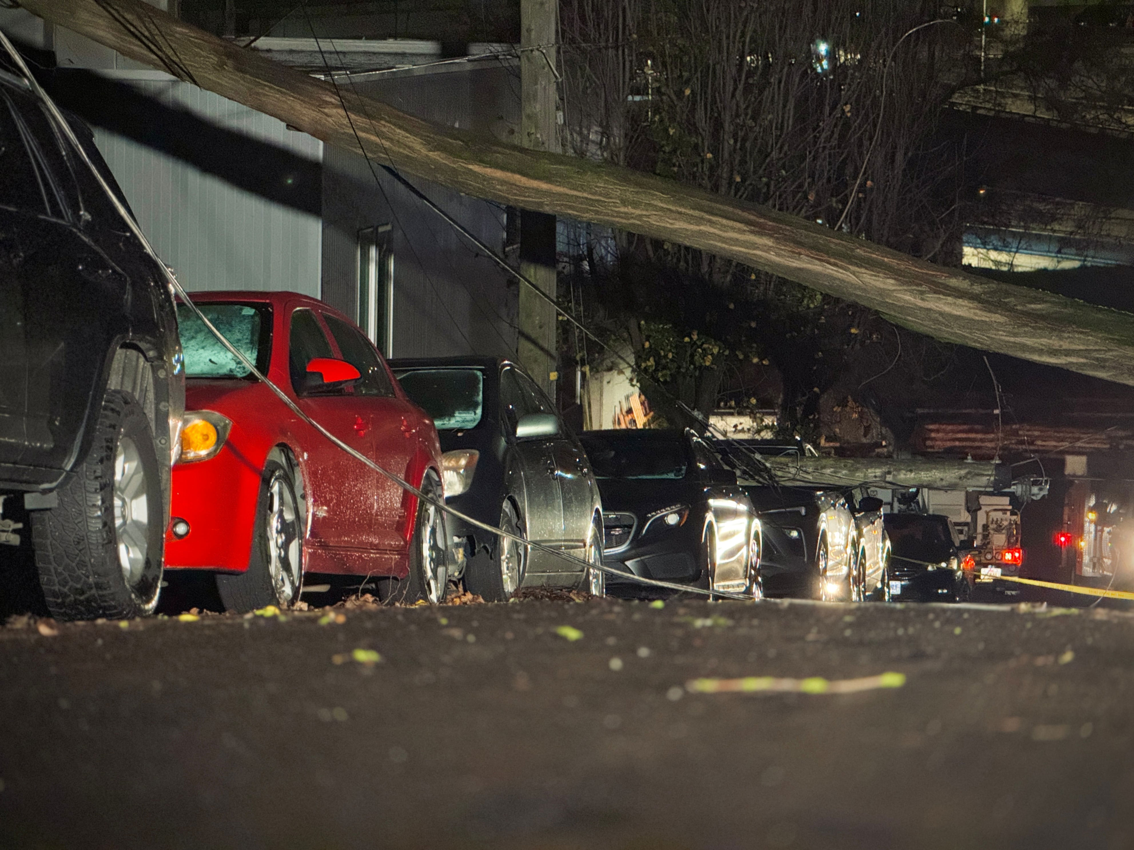 Power outages linger after storm in Pacific Northwest