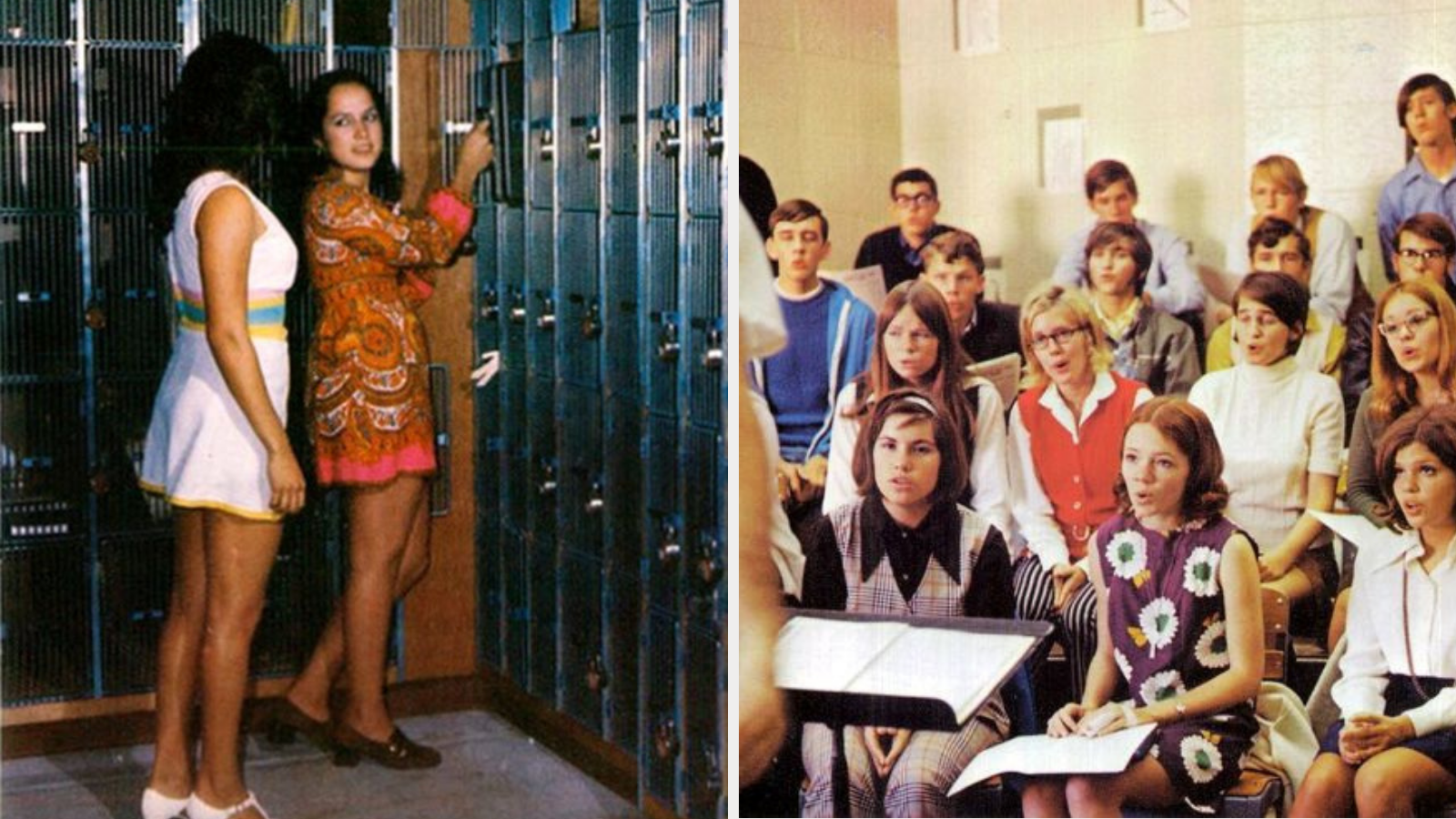 This is what classrooms looked like in the ’70s