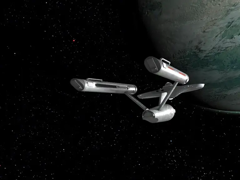 A faster-than-light spaceship would actually look a lot like Star Trek ...