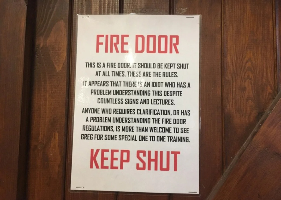 25 aggressive signs that could’ve used a cooldown