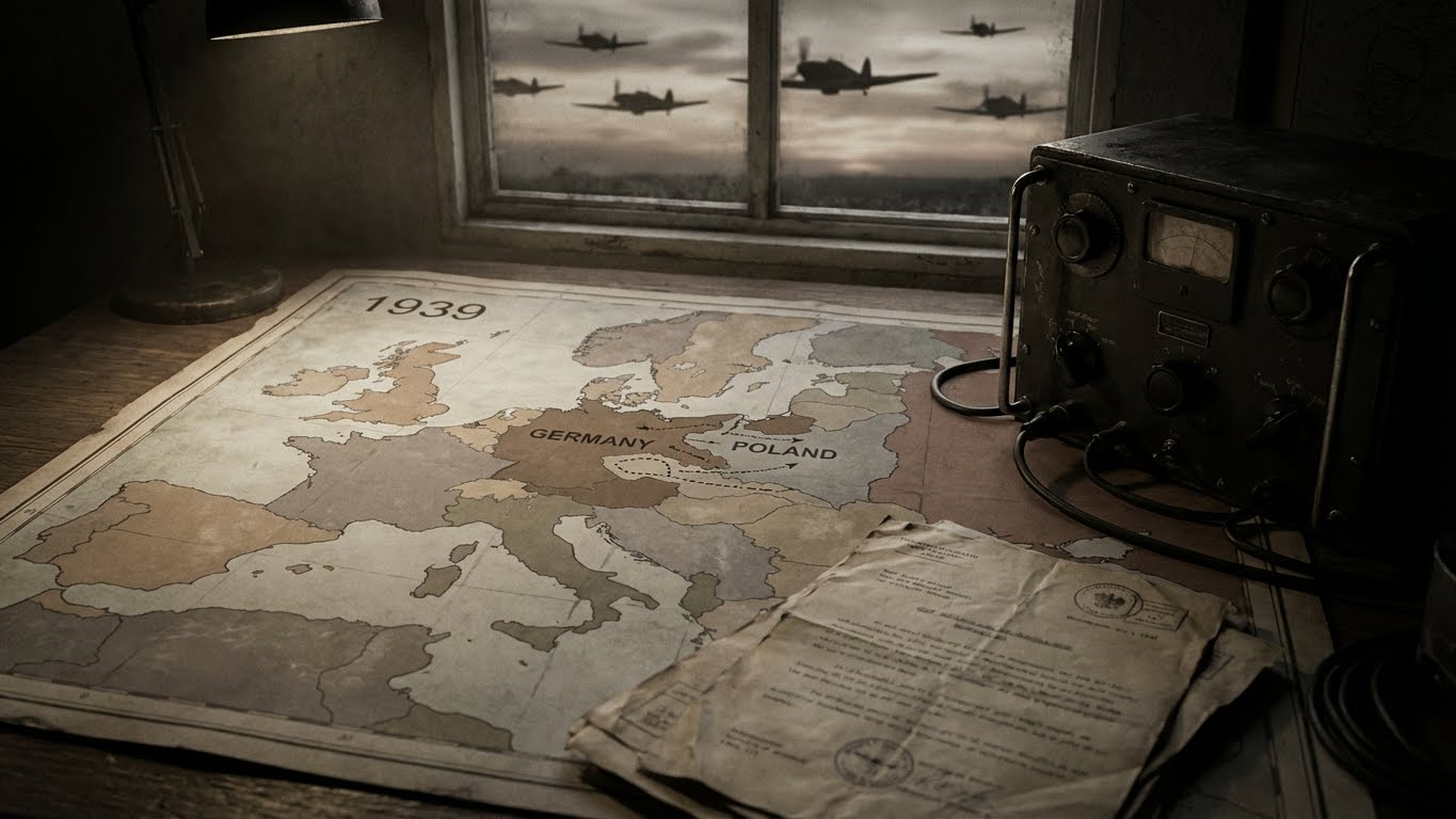 What led to the final hours before World War II began