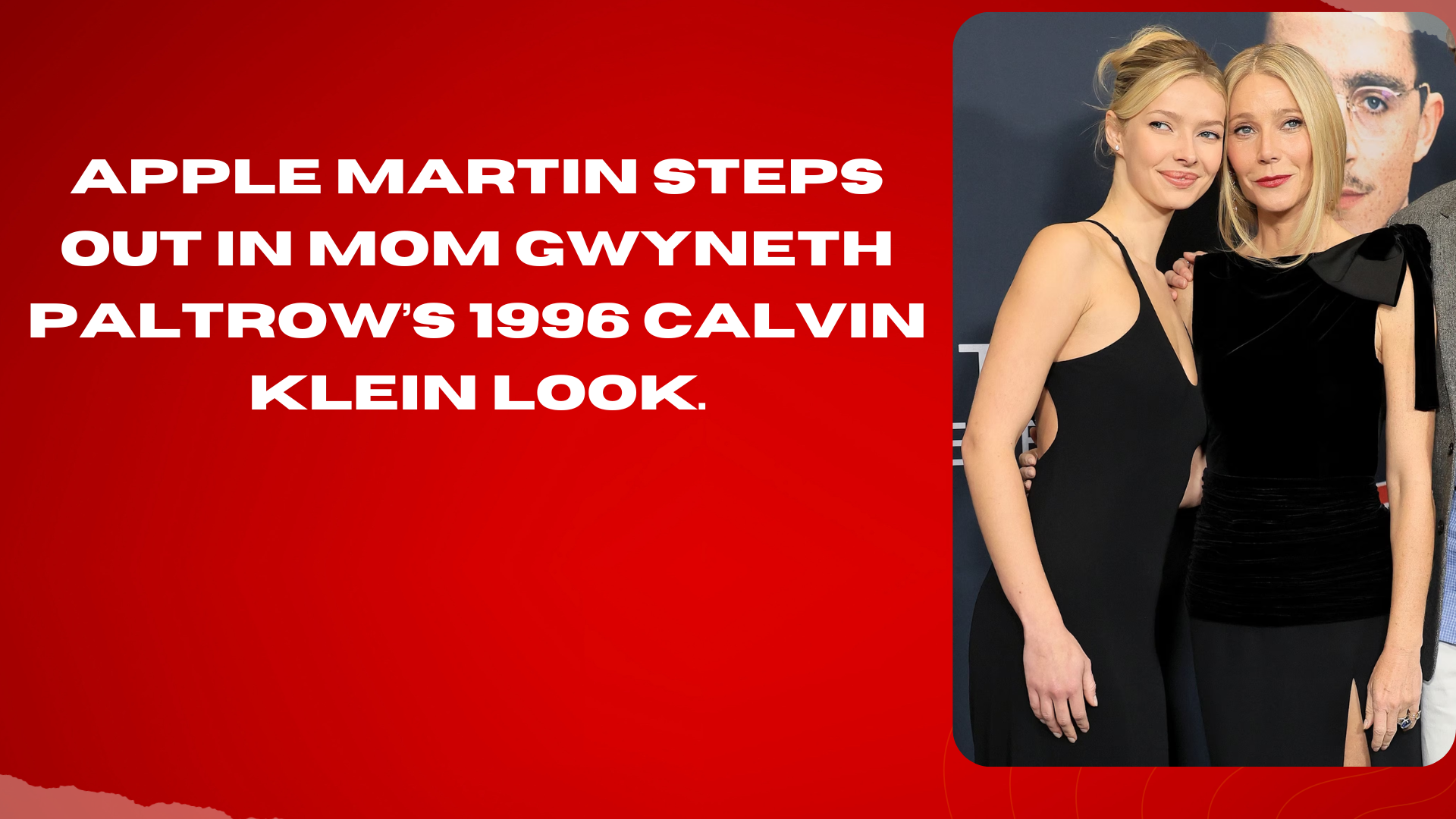 Apple Martin steps out in mom Gwyneth Paltrow’s 1996 Calvin Klein look