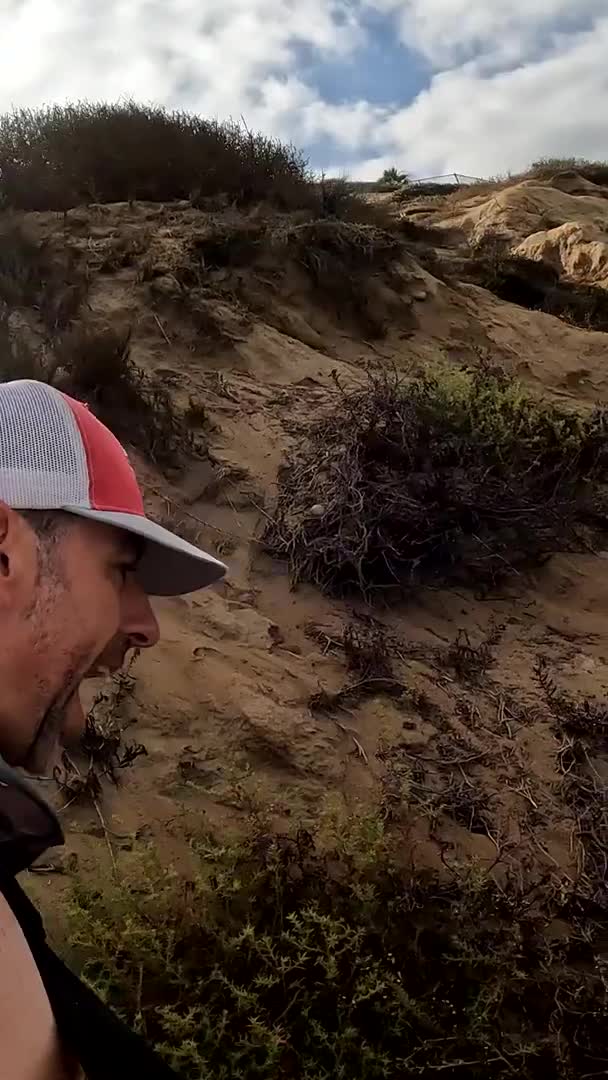 Blind and climbing a cliff #shorts