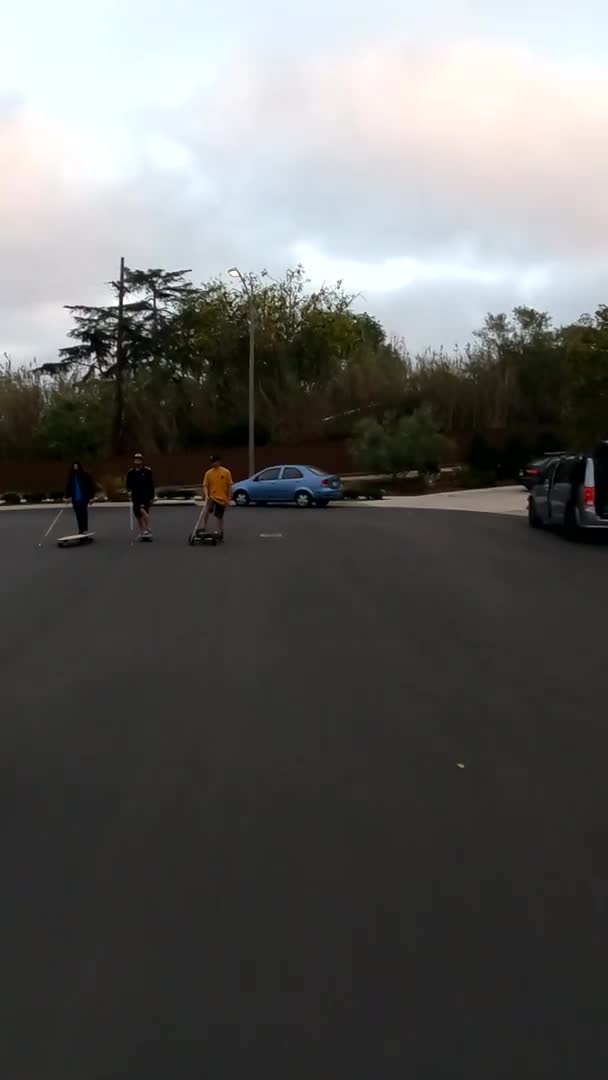 3 blind guys race skateboards #shorts