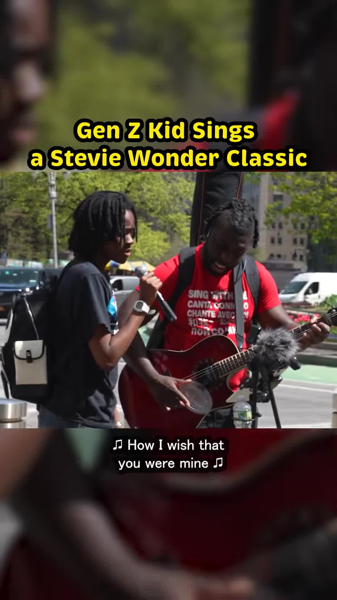 Je chante Stevie Wonder dans la rue 🎤