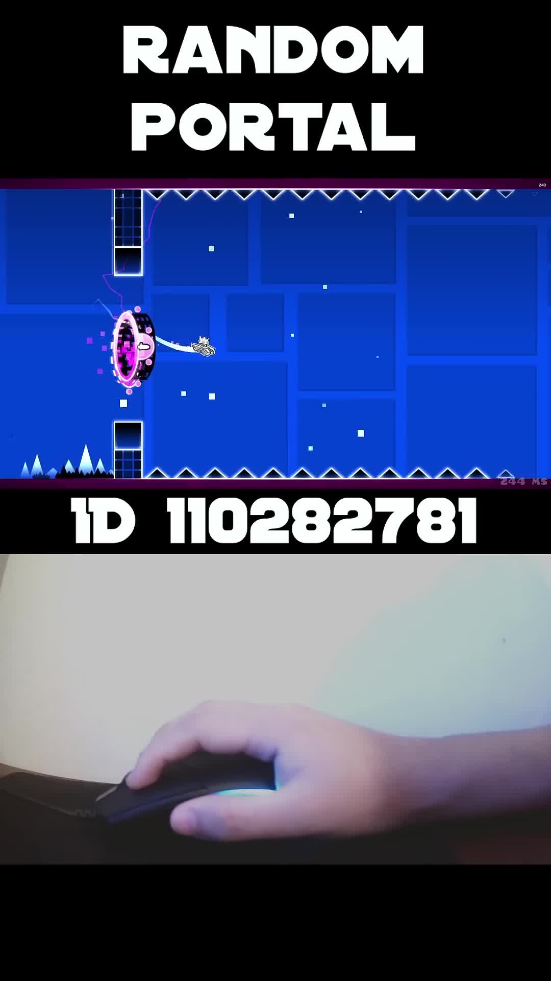 Is random portal the most challenging level ever? #geometrydash # ...