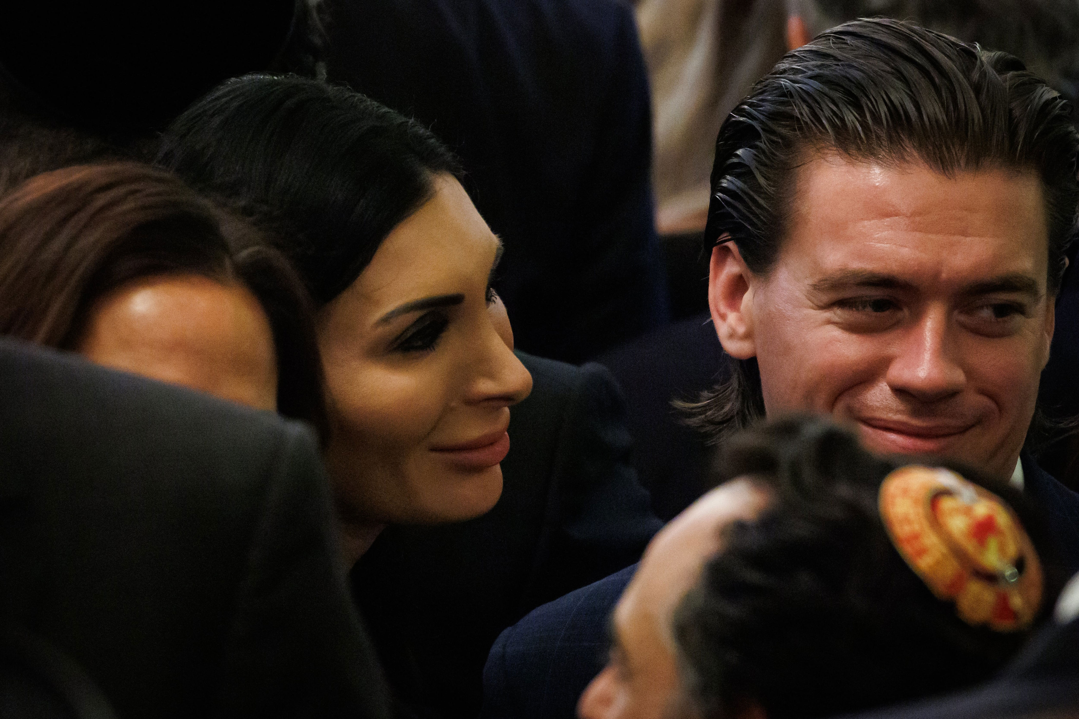 Laura Loomer debuts mystery fiancé at White House event