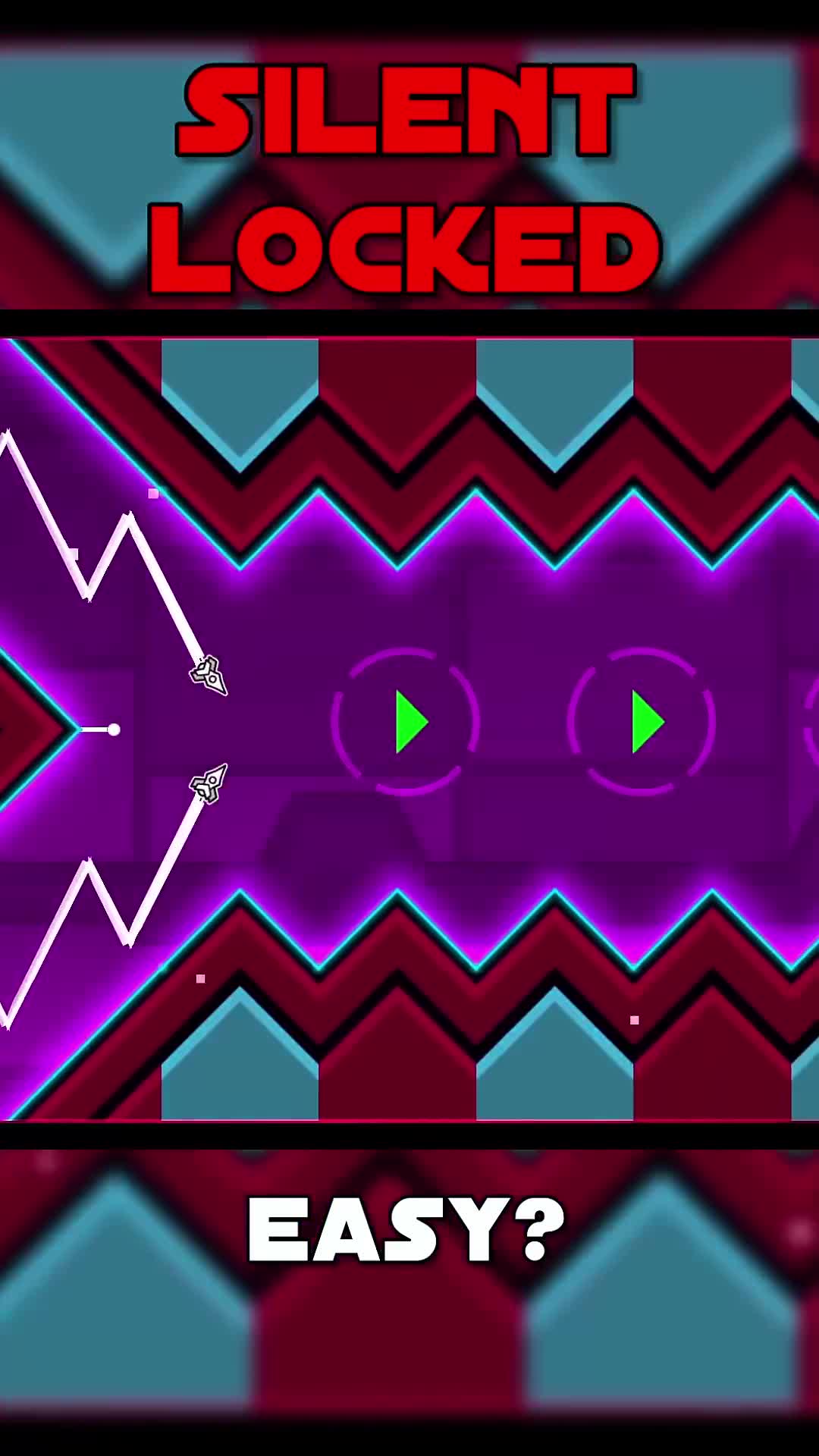 Silent Locked is hard #geometrydash #gdupdate #gd