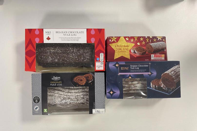 We tried yule logs from Aldi, Lidl, Sainsbury's and M&S to see which ...