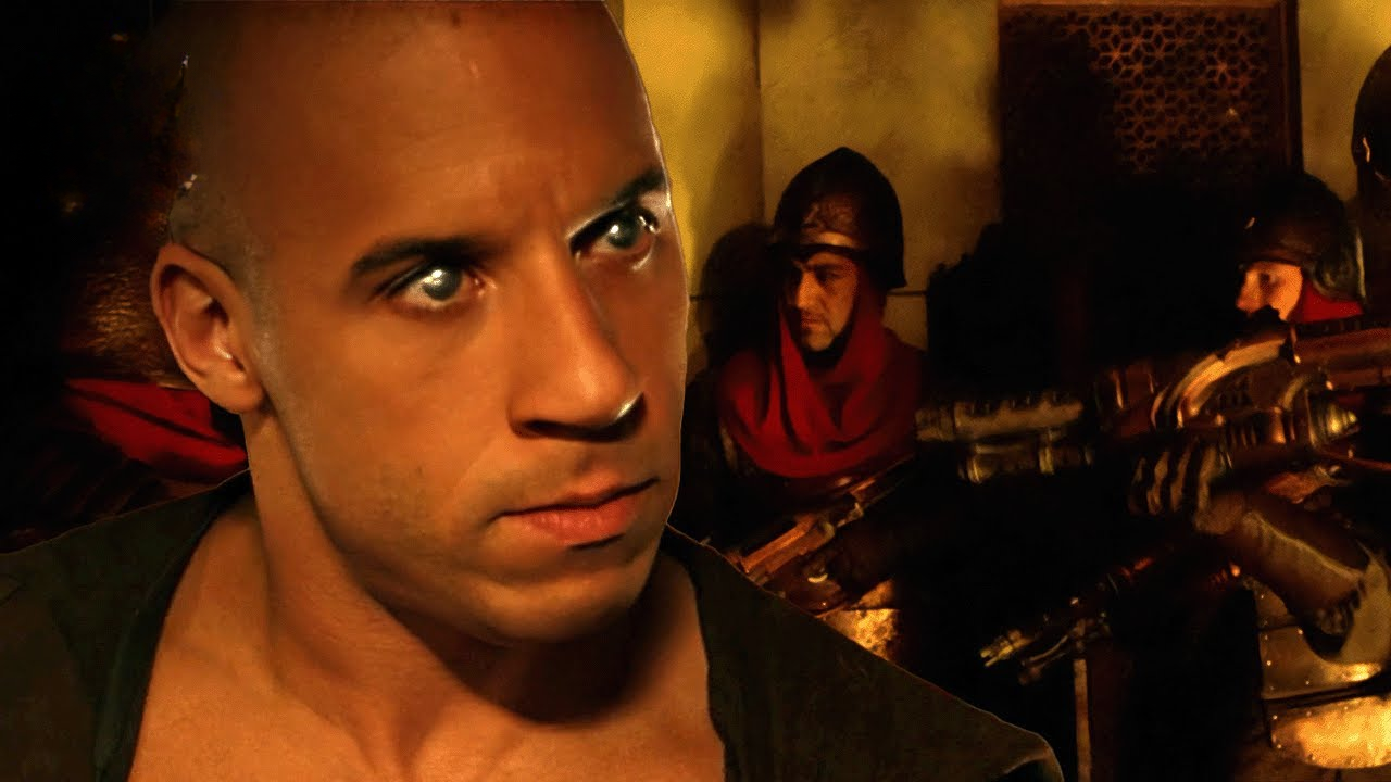 Riddick watches a Furian burn alive - The Chronicles of Riddick (Vin ...
