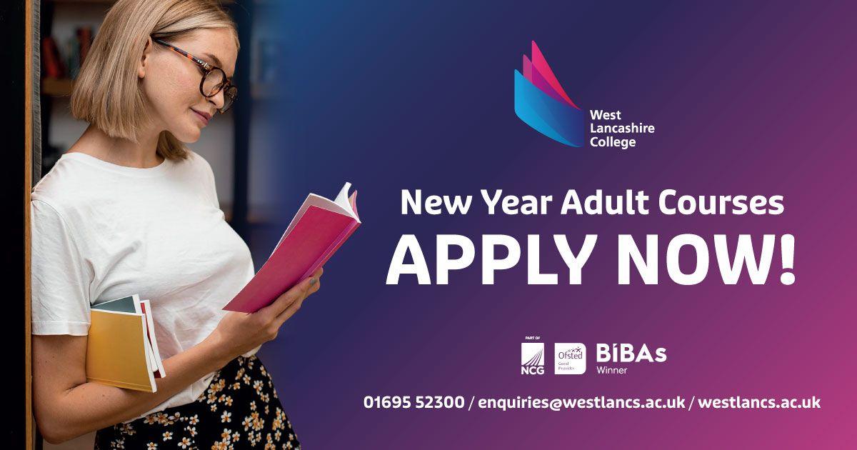 West Lancashire College announces new year courses for adults