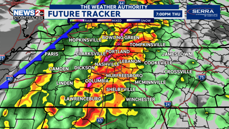Isolated severe storms with wind gusts expected tonight