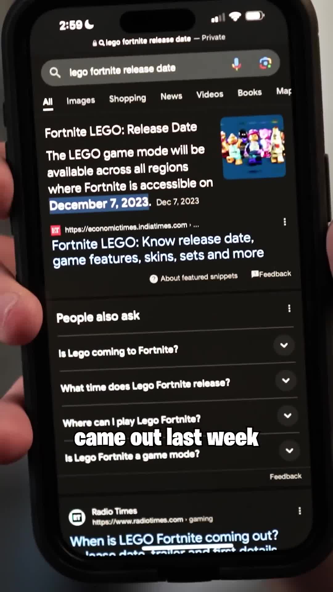 Minecraft copied Lego Fortnite (part 2)