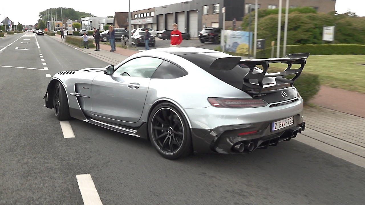 Mercedes AMG GT beast accelerating on the street!
