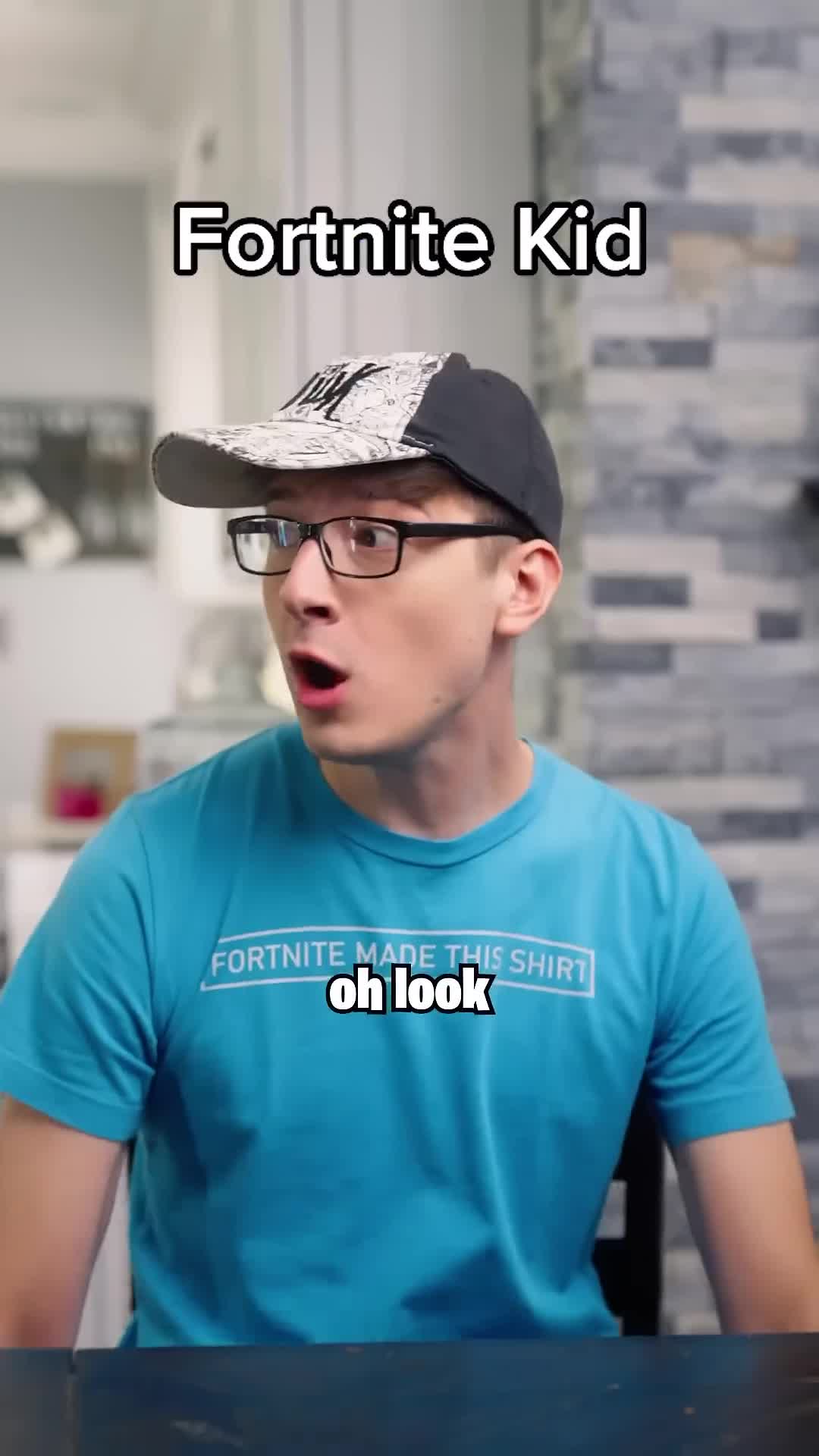 Fortnite kid vs Minecraft movie kid