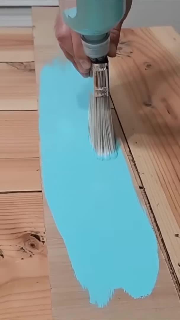 Drill a hole in your paint brush 🤯