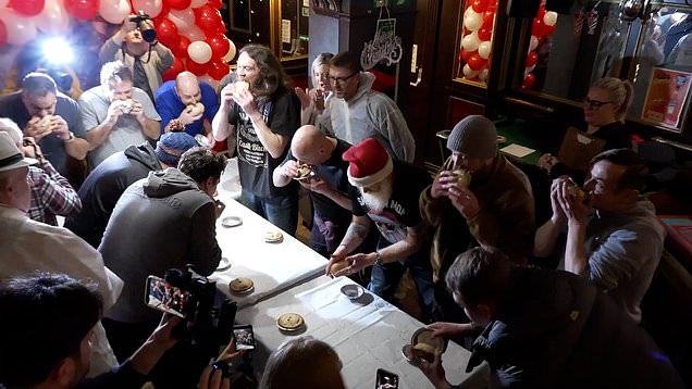Bloke from Blackpool becomes pie eating world champion by eating whole ...
