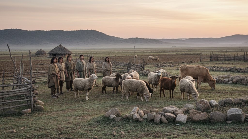 What were the first animals that humans domesticated?