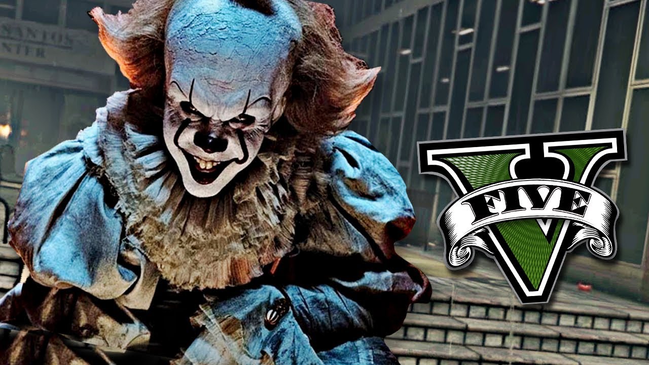 GTA V mods: (IT) Pennywise, el payaso asesino! - RobleisIUTU