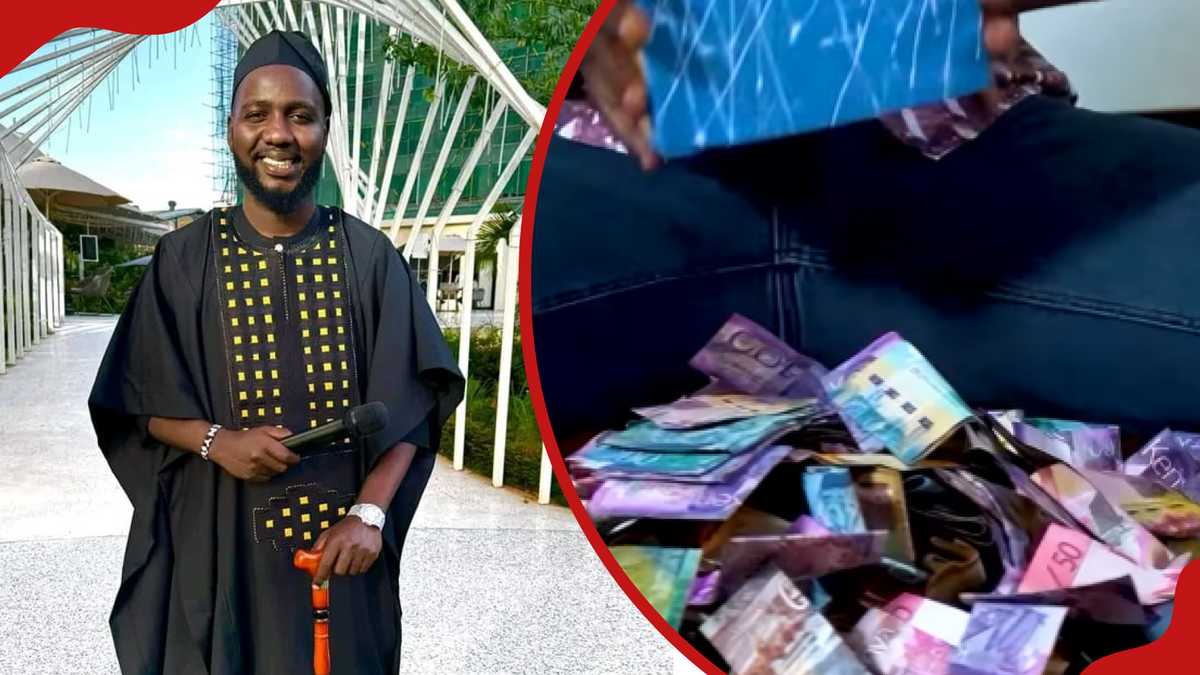 Tony Mwirigi celebrates saving KSh 126k after breaking piggy bank, fans ...