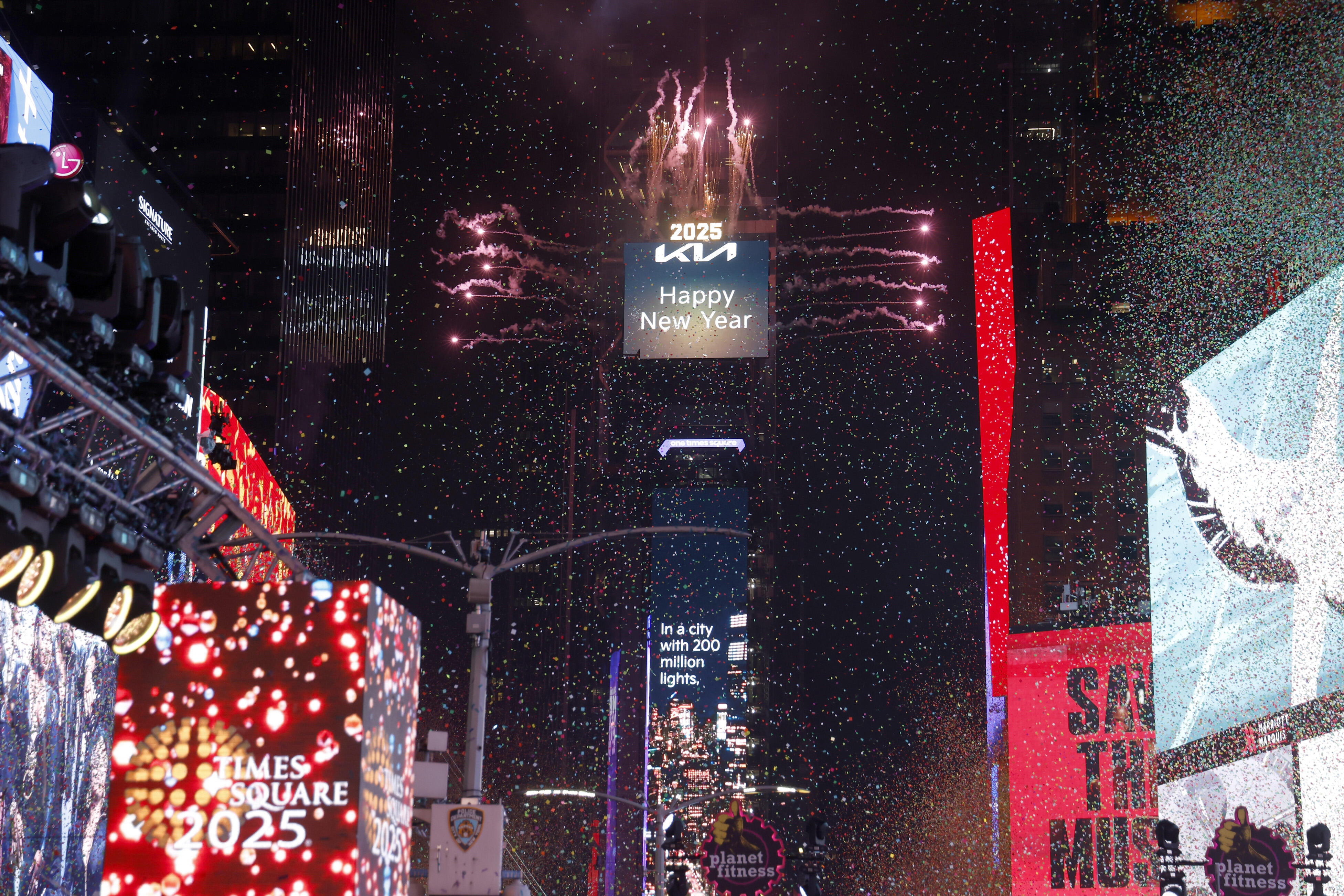 Times Square welcomes 2026 numerals today