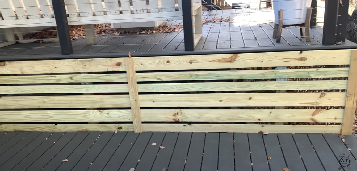 Create a modern privacy wall without the lattice look
