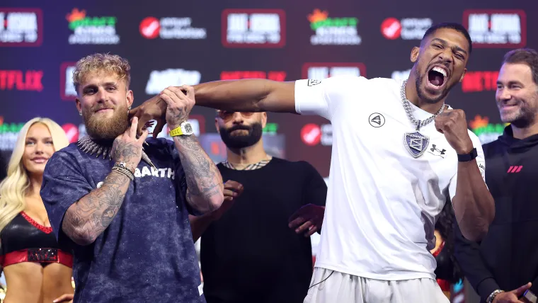Jake Paul vs. Anthony Joshua live weigh-in results: Updated weights ...
