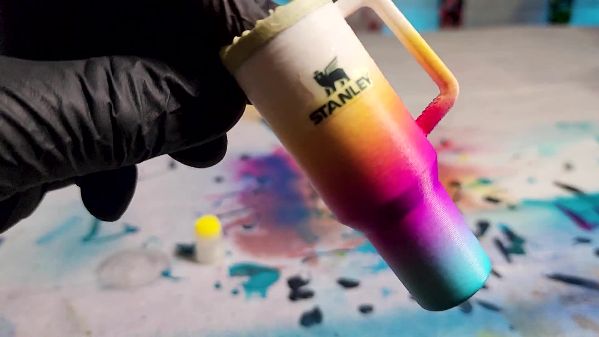 Painting the world's smallest Stanley Cup