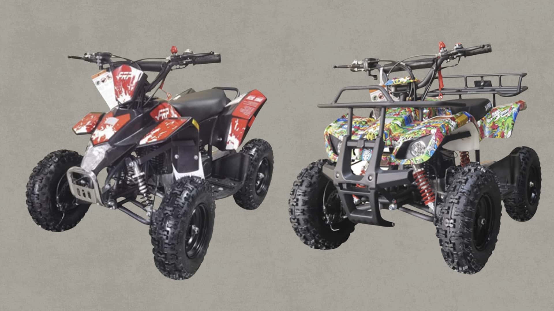 Don't give your kids these ATVs for Christmas and stop riding them ...