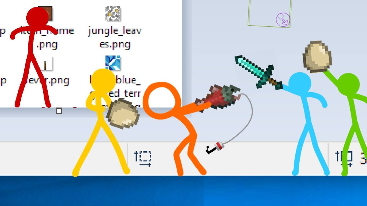 Note block texture: Stick figures change the soundscape
