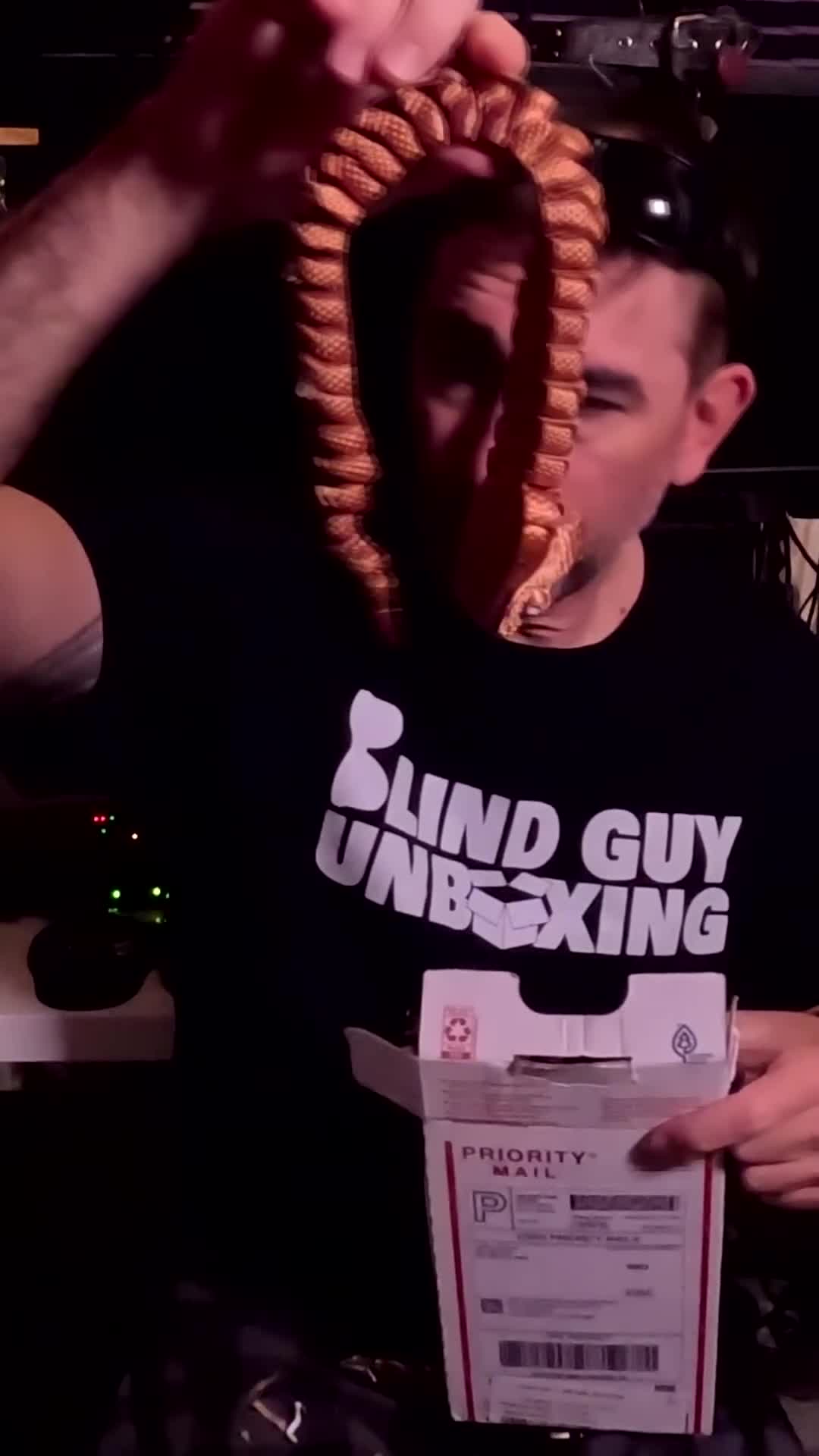 Who sent me snakes? – A blind guy unboxing