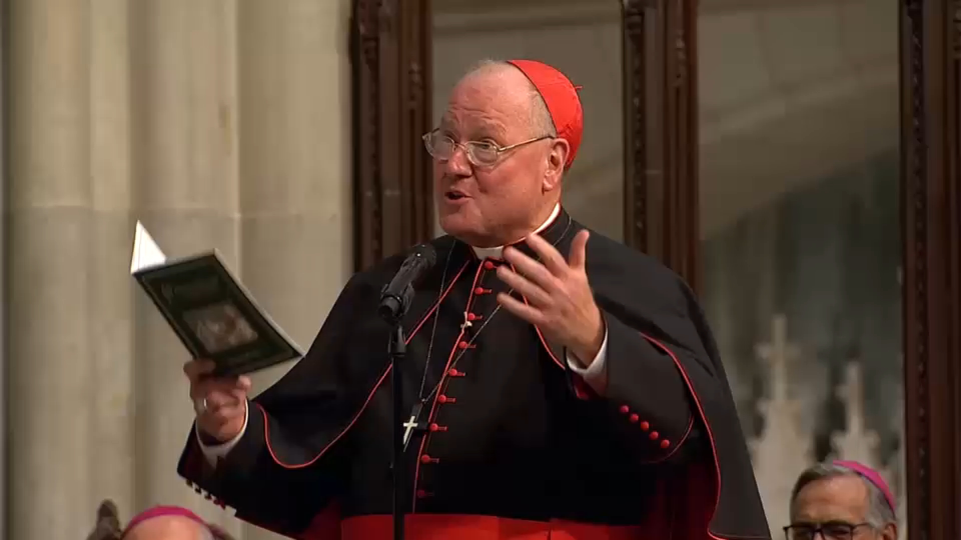 Cardinal Dolan holds final midnight mass at St. Patrick's Cathedral
