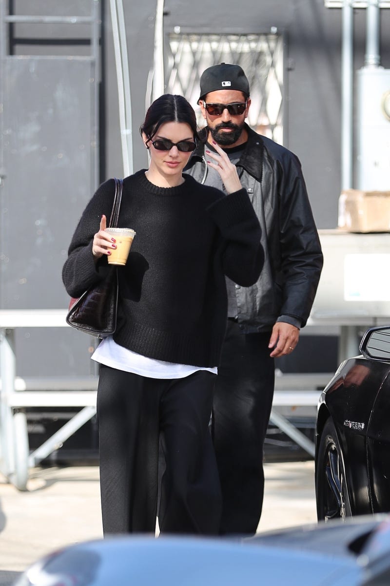 Kendall Jenner goes easy, breezy for a coffee date with perfumer Ben Gorham