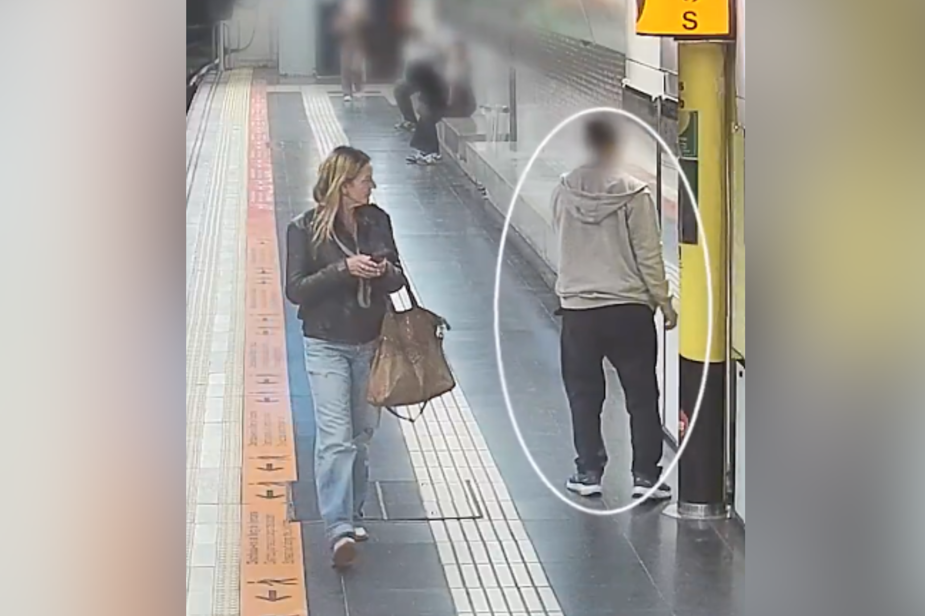 Woman sees man acting strangely near tracks—shock at what happens next